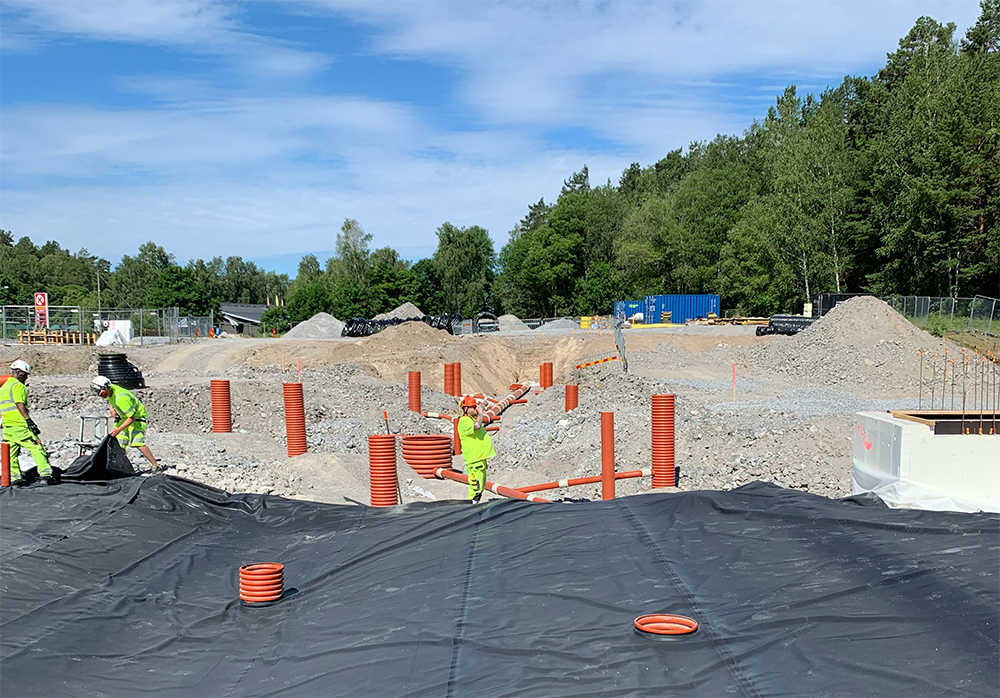 Grundläggning för VärmdöBostäder | YIT Sverige